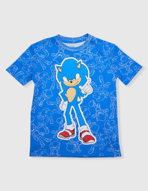 Playera Sonic Sonic manga corta para niño 1