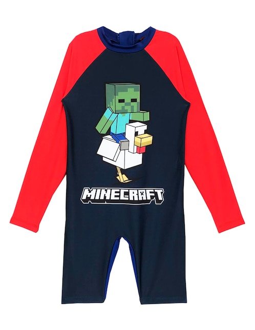 Wetsuit Minecraft estampado gráfico para niño 1